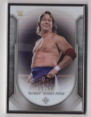 Rowdy Roddy Piper 2021 Topps Transcendent WWE Base Metal Frame Card #41 ...