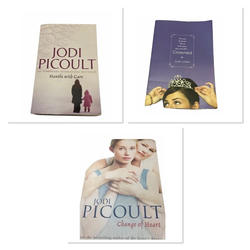 3 x Books Bundle Jodi Picoult & Julie Linker Crowned Handle With Care ...
