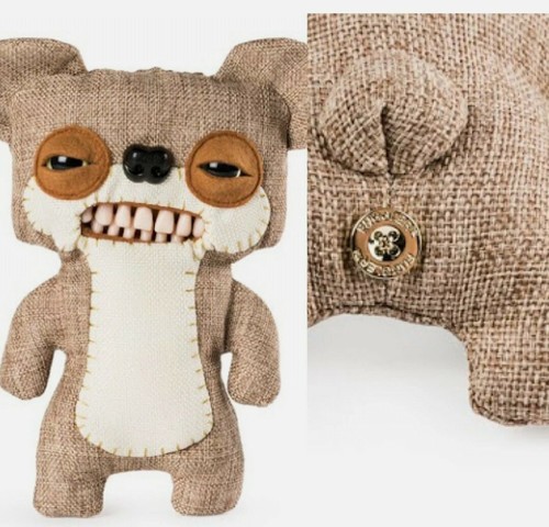 Fuggler Teddy Bear Nightmare ULTRA RARE Burlap Chase Teddy 9" Plush New ...