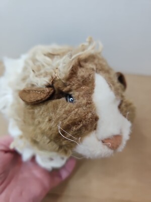 Vintage Folkmanis Long Haired Peruvian Guinea Pig Hand Puppet Plush ...