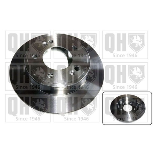 2x Brake Discs Pair Solid For Kia Cee'D 1.4 CVVT QH Rear 262mm ...