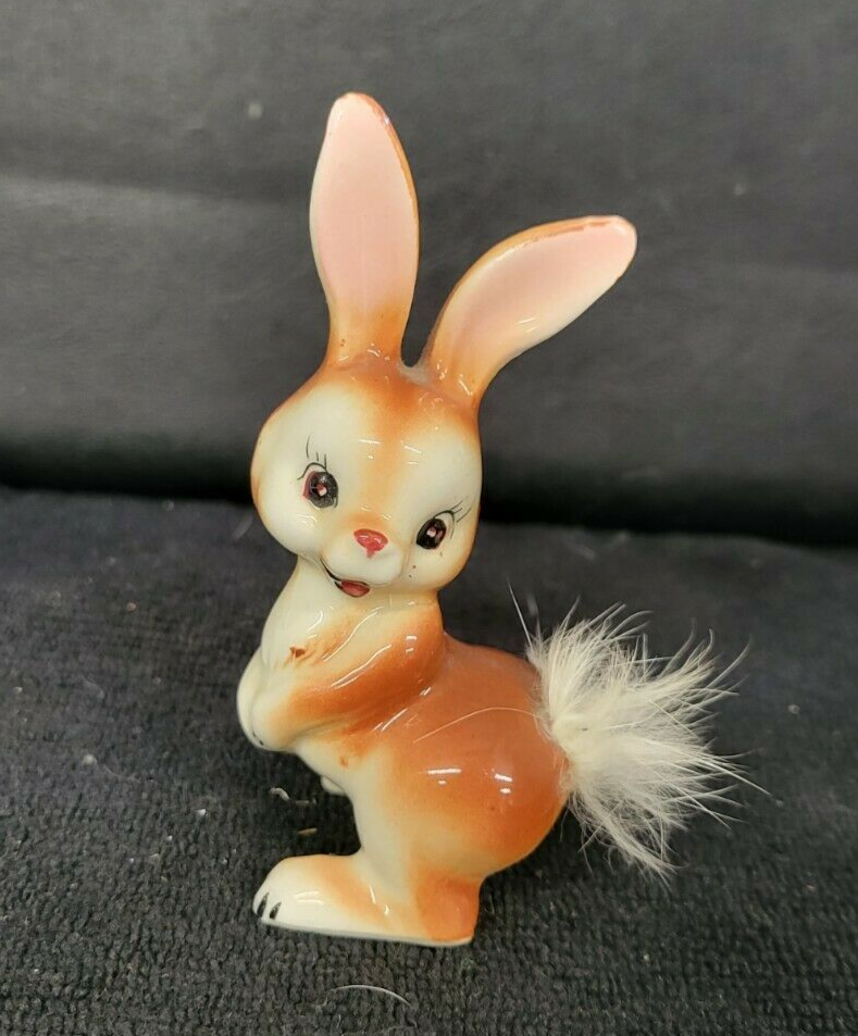 Vintage Ceramic Bunny Figurine