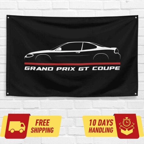 For Pontiac Grand Prix GT Coupe 1997-2003 Enthusiast 3x5 ft Flag Banner ...