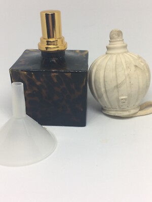 Aromatique Diffuser Set tortoise glass container and Orb “Aromastone ...
