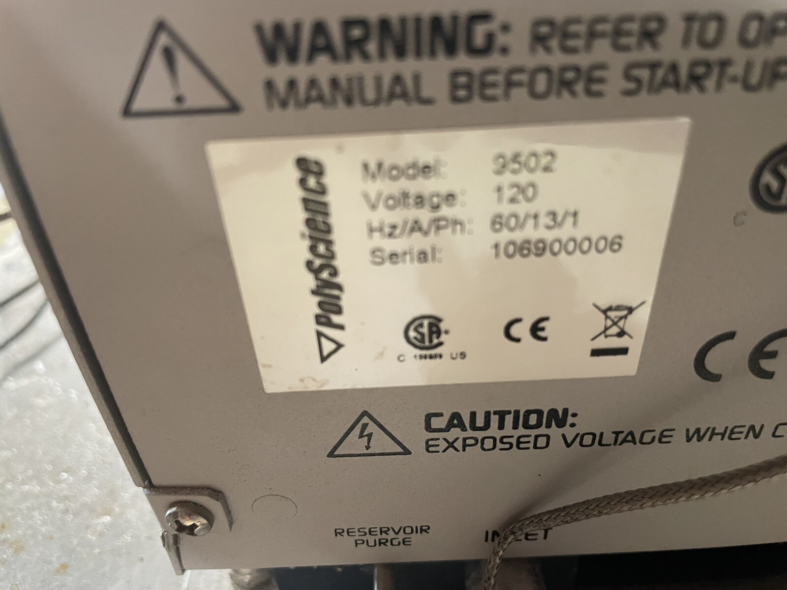 PolyScience Digital Temperature Controller 9502 Circulating Bath ...