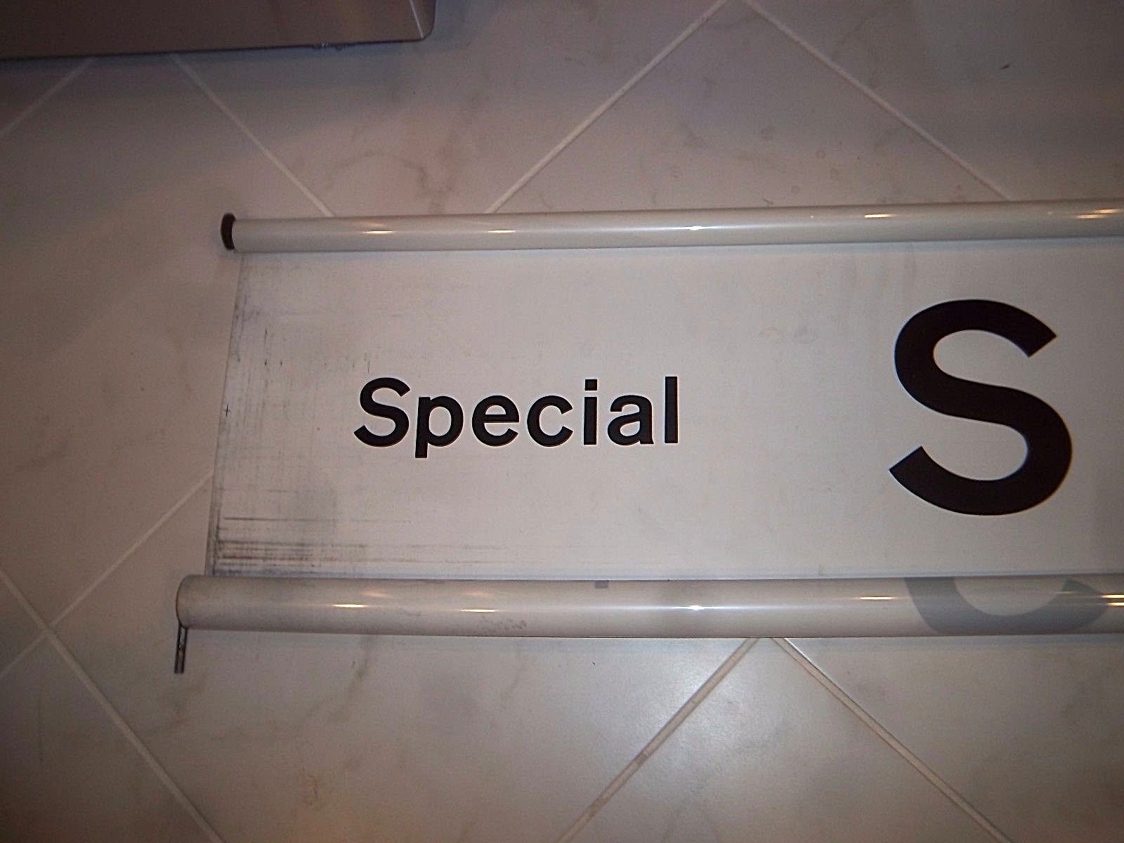 R42 NY NYC SUBWAY ROLL SIGN COLLECTIBLE BROOKLYN ART SPECIAL OCCASION ...