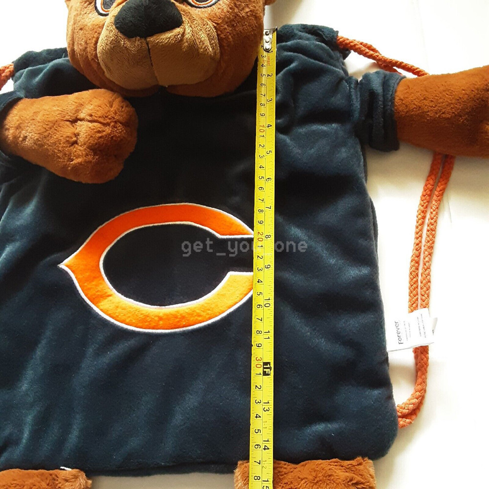 NWT Forever Collectibles Chicago Bears Plush Mascot Backpack Pal ...