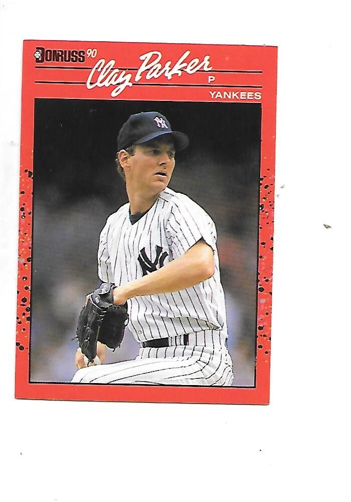 Clay Parker Donruss 1990 Baseball Card #363 New York Yankees | eBay