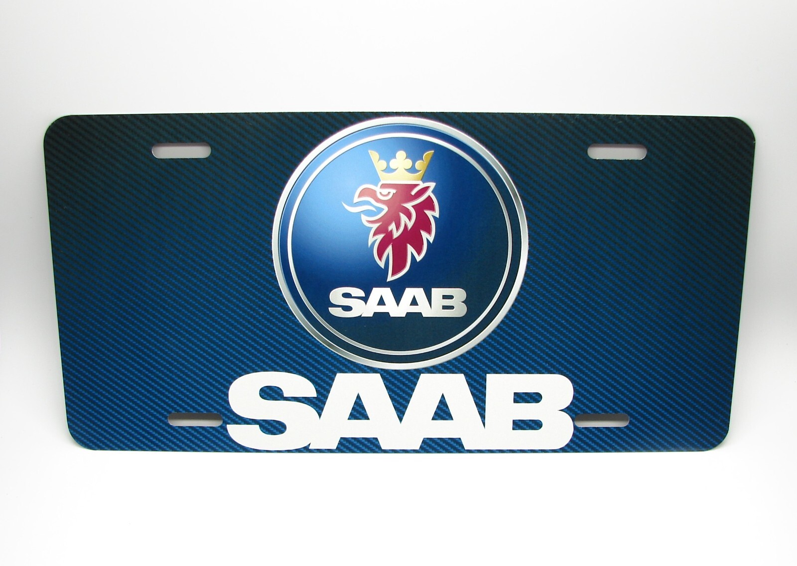 SAAB Logo Metal Novelty Car License Plate Auto Tag | LP0425 | Genuine ...