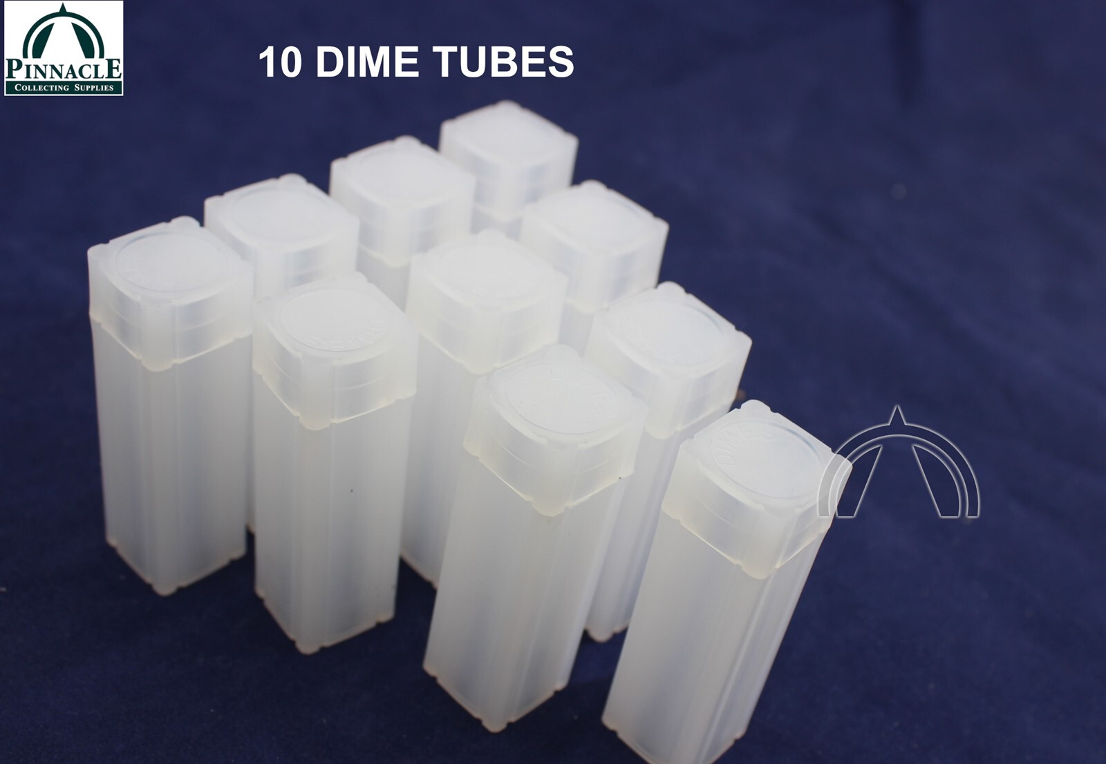 10 Square Dime Tubes / Archival Quality / Plastic Coin Tubes Made by ...