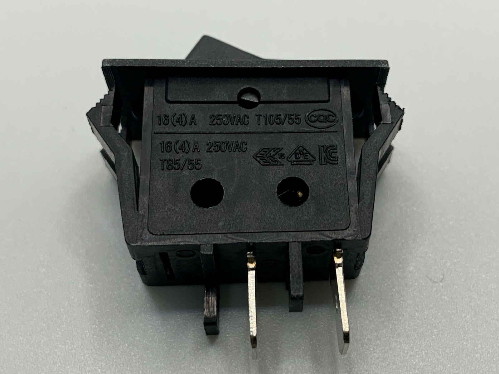 1PCS LECI RS606A-1010012BBB Rocker Switch 2Pin 2Pillar 2Positon T105/55 ...