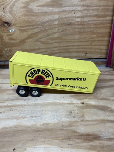 ERTL 1980’s Shop Rite Supermarkets Pressed Steel Tractor Trailer Toy ...
