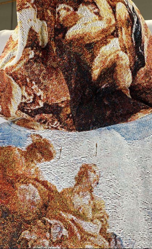 Vicious Denim Men Multicolor Renaissance Print Jacket S NWT | eBay