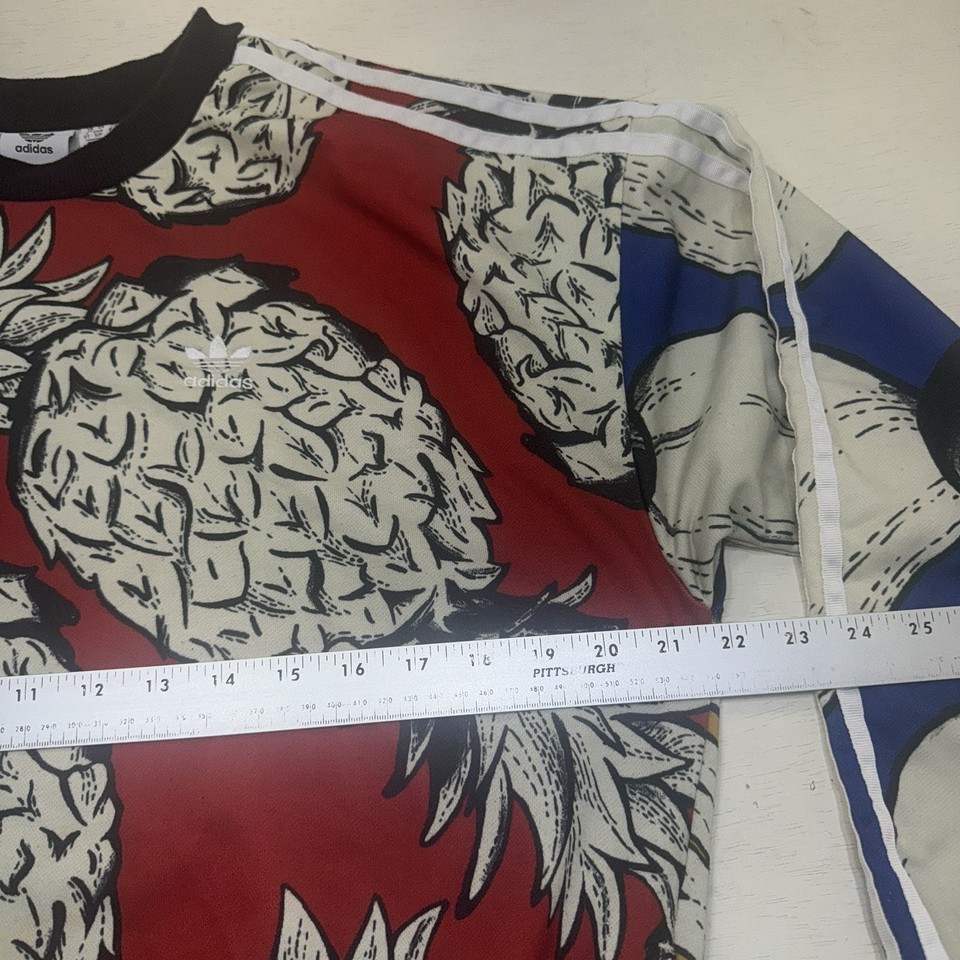 Adidas Farm Rio Sweatshirt Womens S Red Blue Yellow Sports Pineapple Hip Hop | eBay