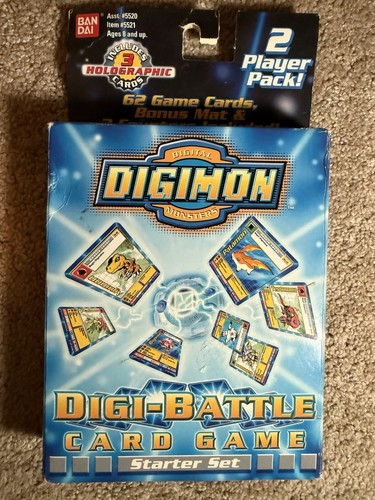 2000 Digimon Digi-Battle Card Game Starter Set 1st Edition - OPEN BOX ...
