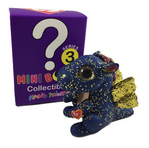 Ty TY Beanie Boos Mini Boo SAFFIRE Blue Dragon Chaser Series 3 ...