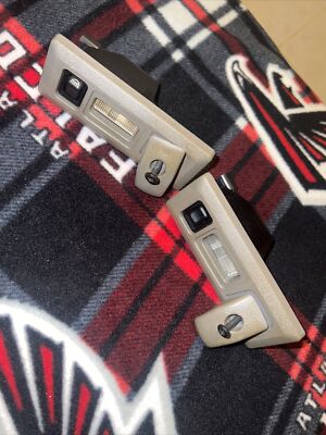 1994 1995 1996 Chevy Impala SS Rear Gray Map Lamp Lights Assembly 94 95 ...