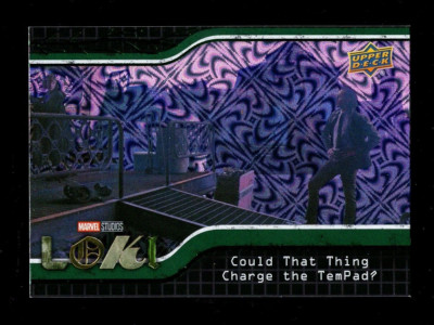 2023 UPPER DECK MARVEL LOKI GREEN #33 CHARGE THE TEMPAD | eBay