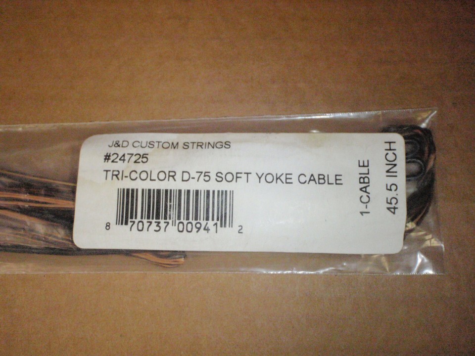 Hoyt Cable Tricolor D-75 Soft Yoke 45.5 "1-Cable Compound Bow J&D ...