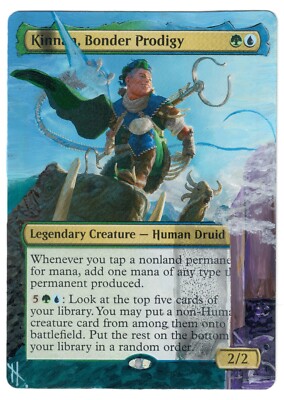 Kinnan Bonder Prodigy Basalt Monolith Altered Art MTG Hand Painted cEDH ...