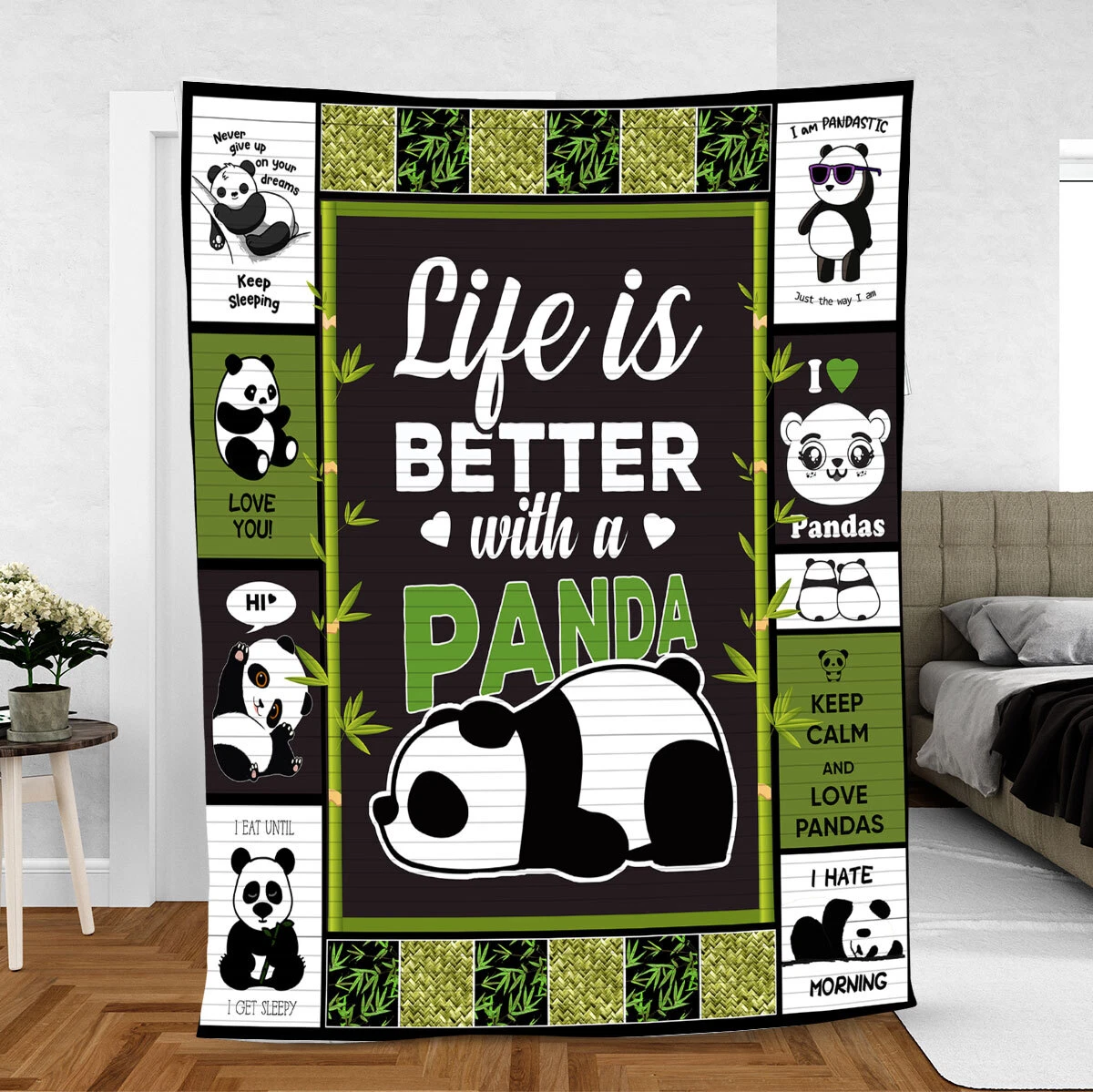 Keep Calm And Love Pandas Poster