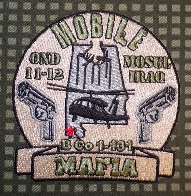 US Army B Co, 1st Battalion, 131st Aviation Regiment OND 2011-12 Patch ...