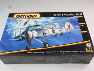MATCHBOX 1/72 MODEL AIRCRAFT KIT PK-112 Fairey Swordfish MkII/III Type ...