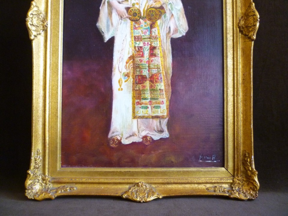 TABLEAU CONTEMPORAIN - HUILE sur TOILE - Marie A DUBOIS - Cléopâtre ...