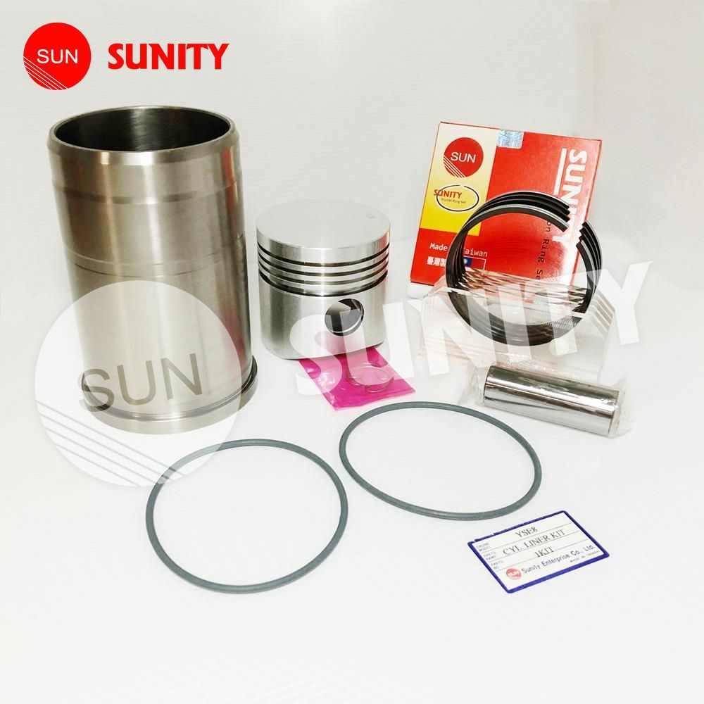 TAIWAN SUNITY - liner kit piston pin clips rings for yanmar YSE8 engine ...