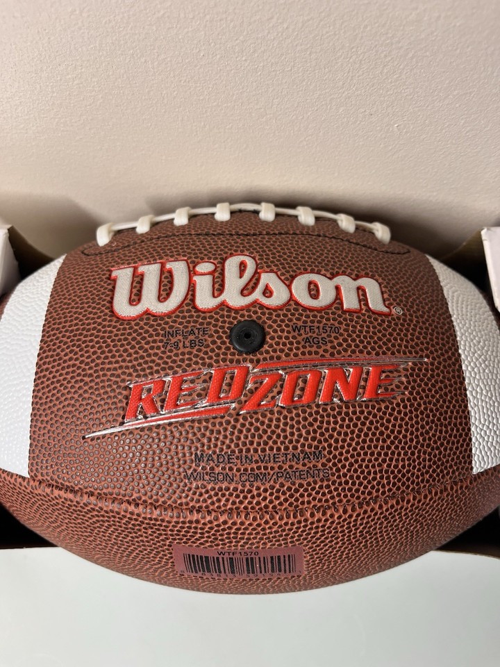 Wilson NCAA Redzone Official Football WTF1570 Composite Leather Grip | eBay