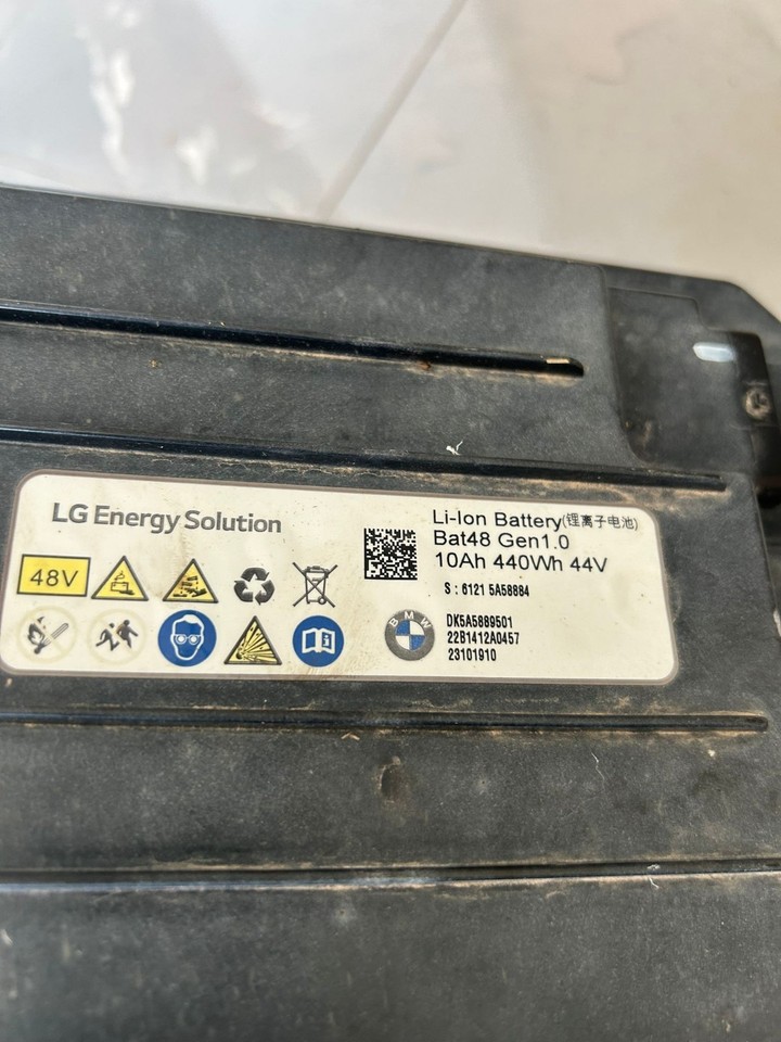 61215B80872-BATTERIA 48V BMW SERIE Gxx dal 2018 in avanti-TESTATA ...