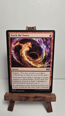 Torch the Tower 153 Near Mint MTG Wilds of Eldraine Magic Commander | eBay