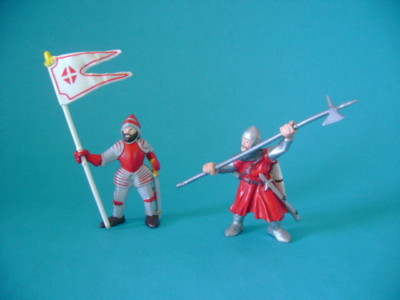 VINTAGE LOT OF 2 BULLY KNIGHTS PVC FIGURES WEST GERMANY | eBay