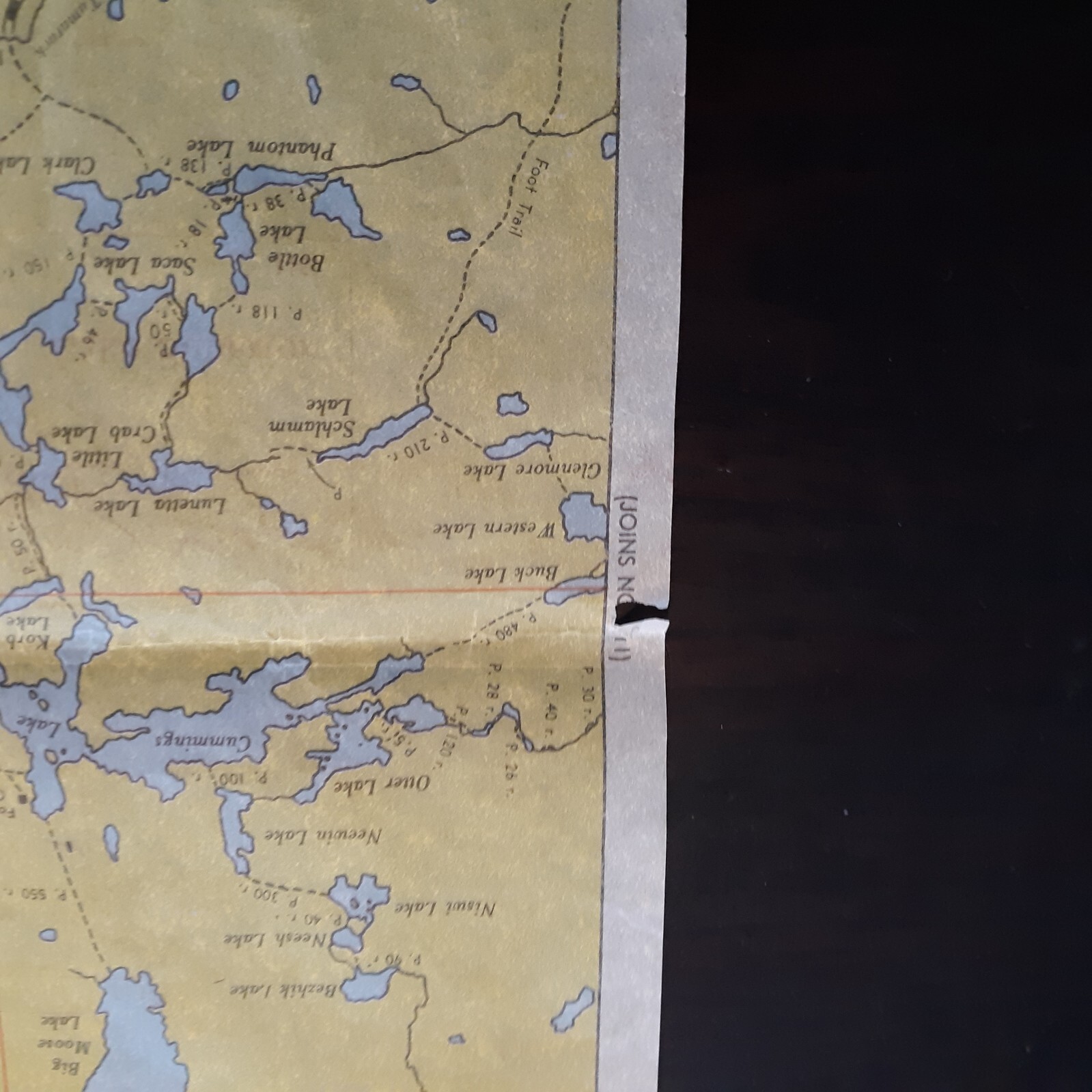 Vintage Lithograph Map of Superior & Quetico Canoe Maps No. 112rs ...