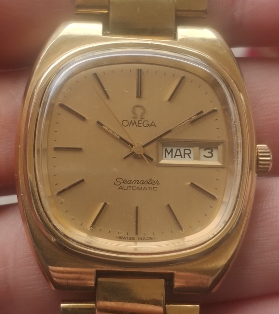 OMEGA Seamaster Men's Black Watch - 166.0213 for sale online | eBay