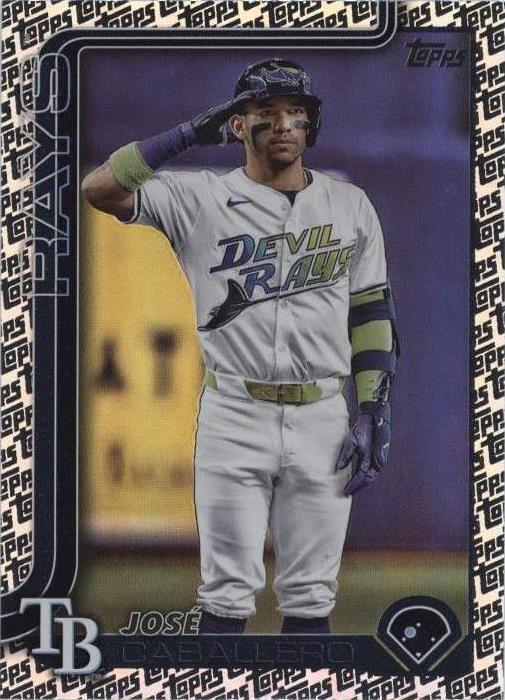 2025 Topps Series 1 - Jose Caballero #133 Topps Foil Pattern for sale ...