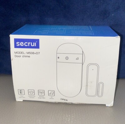 Secrui -Wireless Door Open Chime Model M508+D7 ( New Open Box ) | eBay