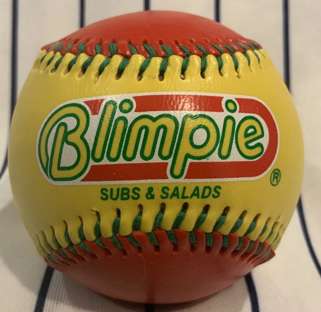 Blimpie Subs & Salads 1998 Promotional Souvenir Ball Ball Collectible ...