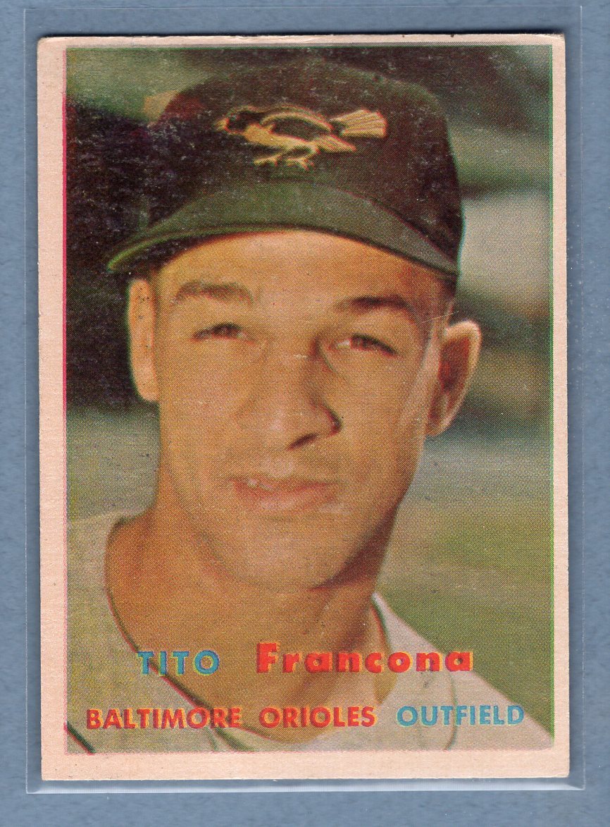 1957 Topps #184 Tito Francona EX GO121 | eBay