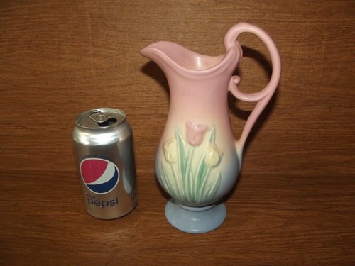 Vtg Hull Pottery Tulip Pitcher 109 - 8 ( 9 " Tallest ) Free S/H | eBay