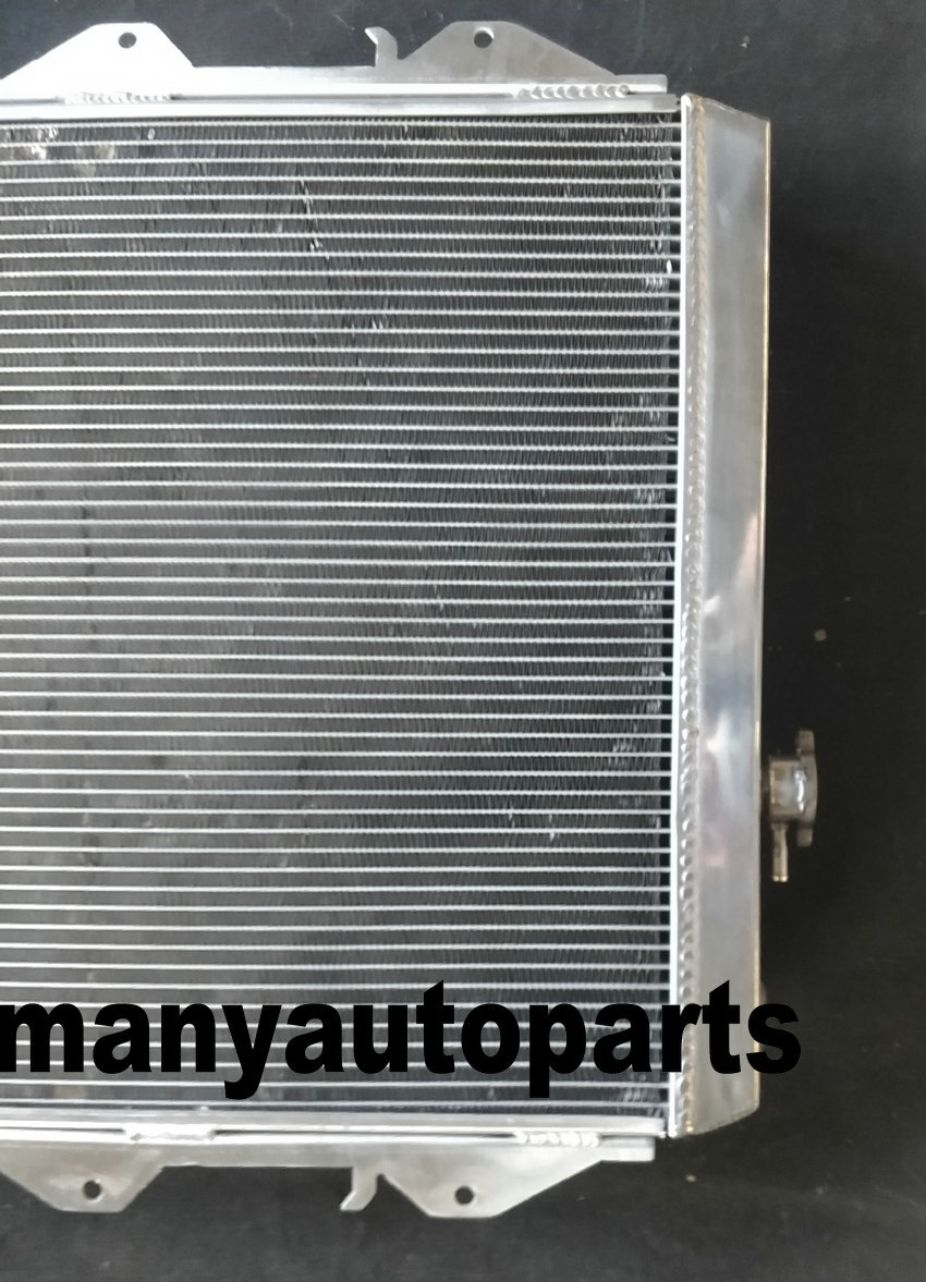 aluminum radiator + fan for Hilux KZN165 LN147 LN167 1KZ-TE 3.0L TD | eBay