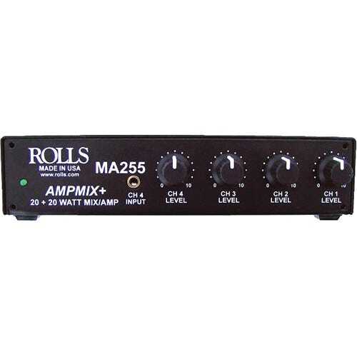 Rolls MA255 Stereo 20w/ch Class D Mixer Amp | eBay