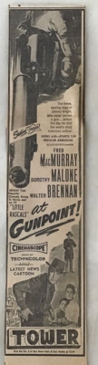 1956 newspaper ad for movie western Gunpoint - Fred MacMurray, Dorothy ...