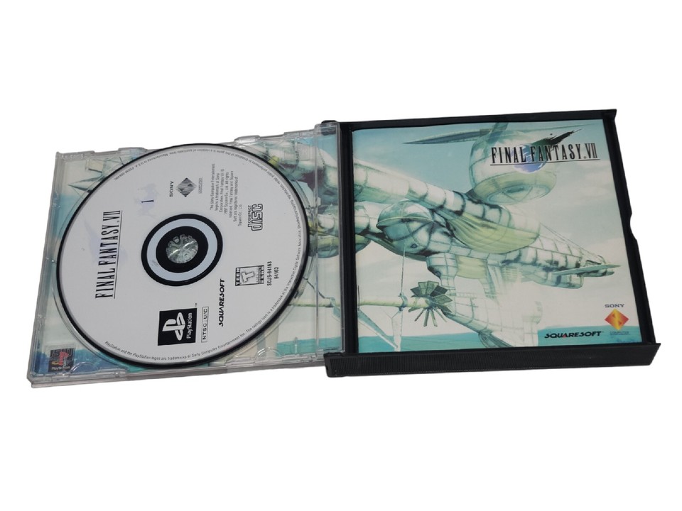Final Fantasy VII 7 ORIGINAL Black Label Playstation 1 ps1 Complete ...