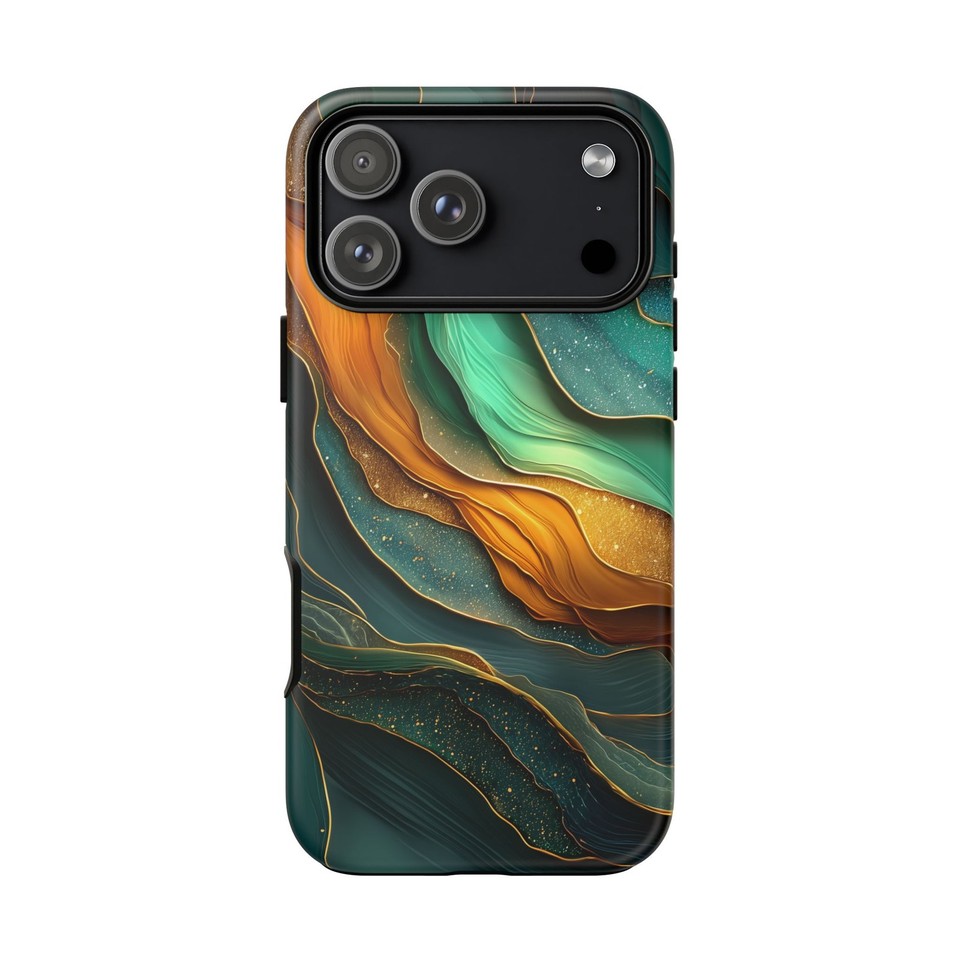 Rich Gold Emerald Green Amber Marble | eBay