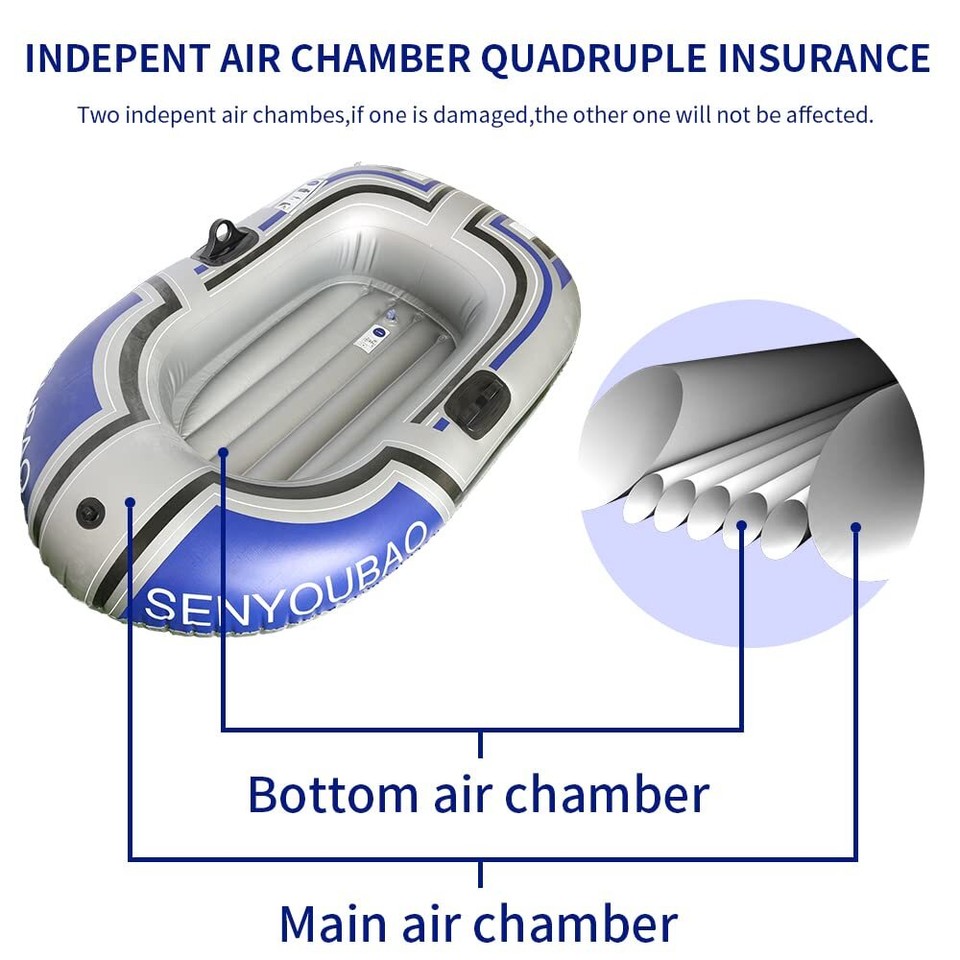 Inflatable Boat Float Raft for Swimming Pool and Lake Safe Comfortable ...