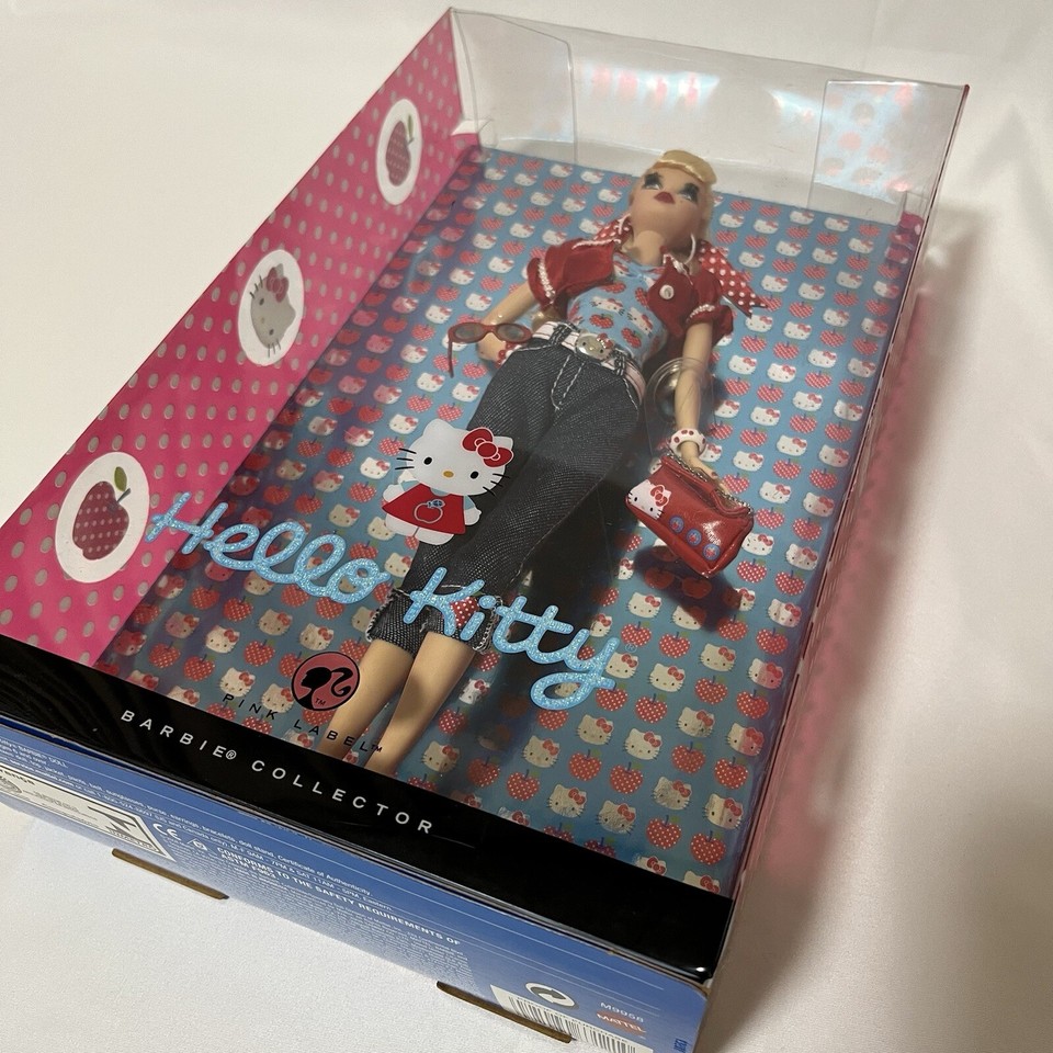 MATTEL SANRIO Barbie x Hello Kitty Collaboration Apple Tree 2008 Doll ...