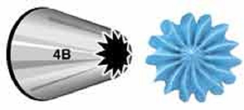 Wilton Open Star Decorating Tips Asst Sizes Cake Icing Tip 14, 16, 18 ...