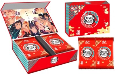 Demon Slayer x Pokemon Premium Red Spicy Booster Box Trading Card NEW ...