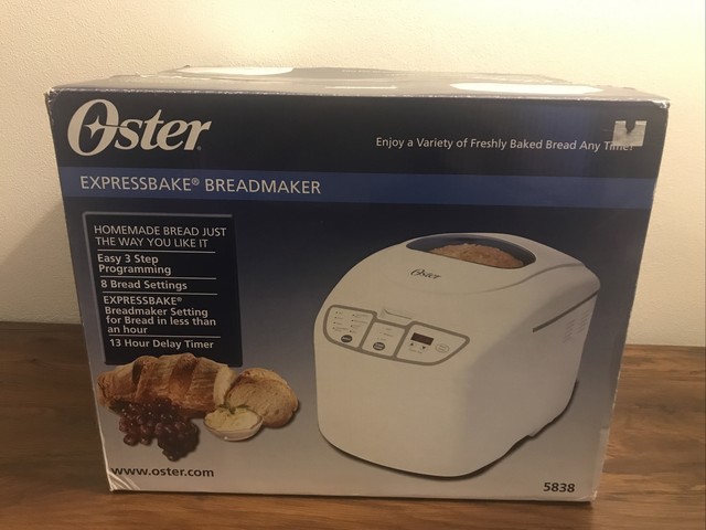 Oster Expressbake 2 Lbs Breadmaker Machine 5838 Express Bake Bread ...